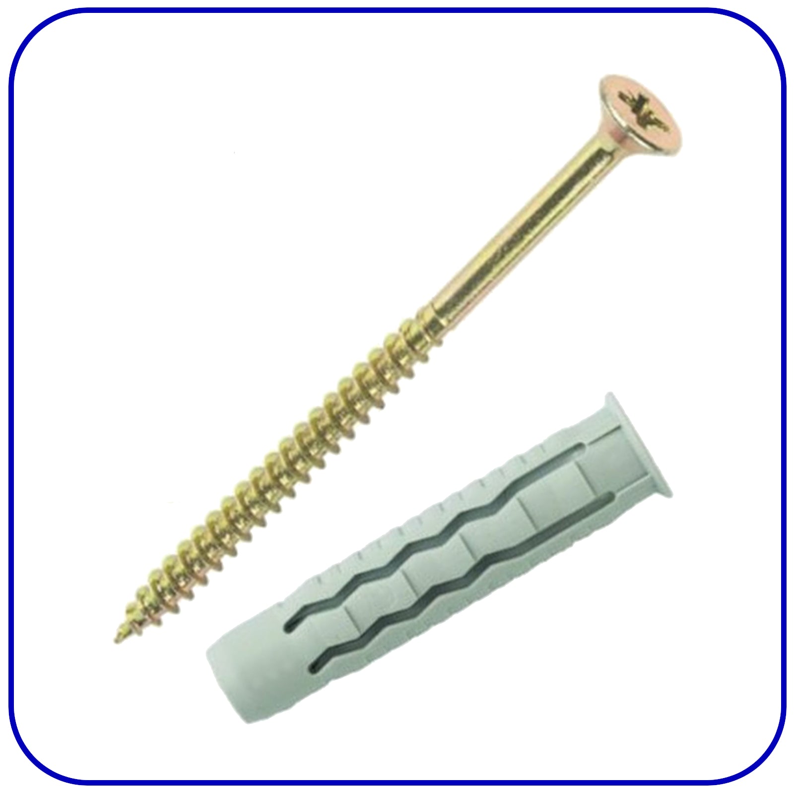 Wall Plugs with Screws – Rob's Fasteners